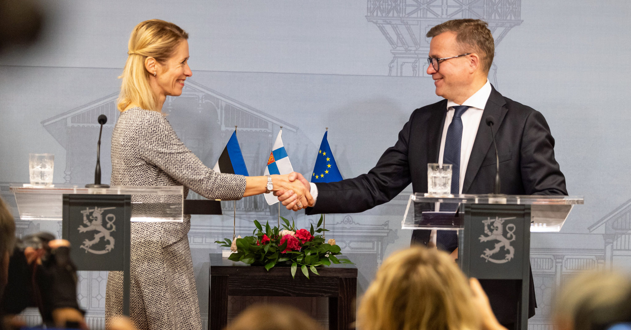 Pääministeri Orpo ja Viron pääministeri Kallas tapasivat Helsingissä – ”Suhteet Viroon ovat ...